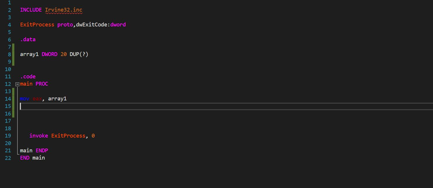 We Are Using The Kip Irvine Assembly Language For X86 