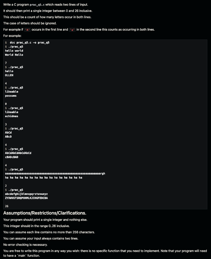 Solved It should then print a single integer between 0 and | Chegg.com