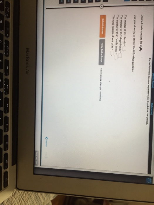 Solved Draw a Lewis structure for C_2 H_6. Use your drawing | Chegg.com