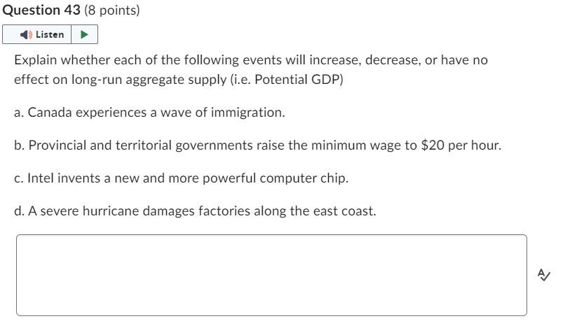 Solved Explain whether each of the following events will | Chegg.com