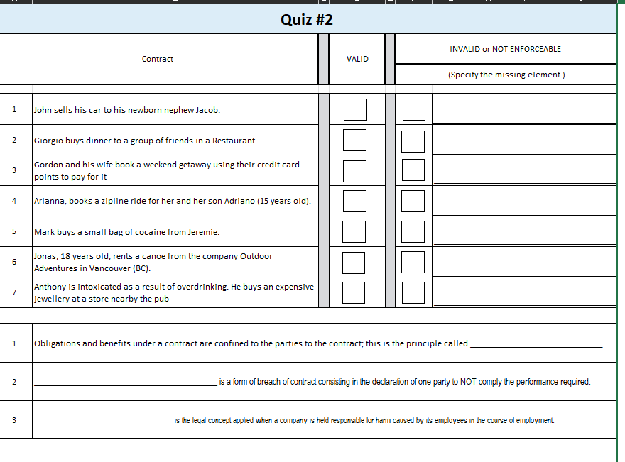 Quiz \#2 | Chegg.com