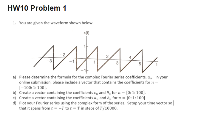 Solved HW10 ﻿Problem 1 | Chegg.com