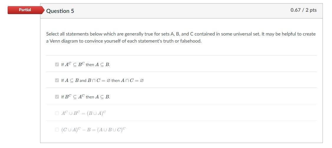 Solved Select all statements below which are generally true | Chegg.com