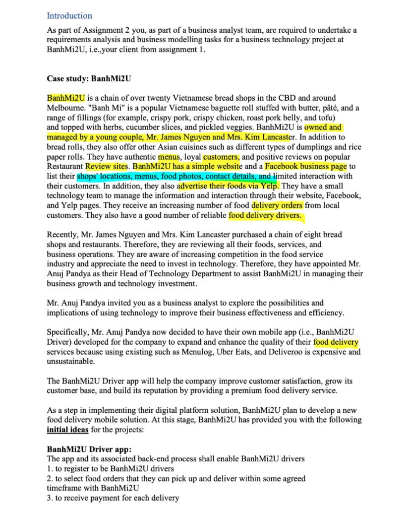 Solved This is the question (case study) And this is the | Chegg.com