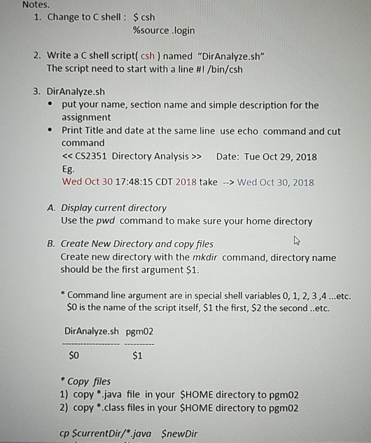 Solved CS2351 UNIX Programming Assignment #2 Due date: Nov | Chegg.com