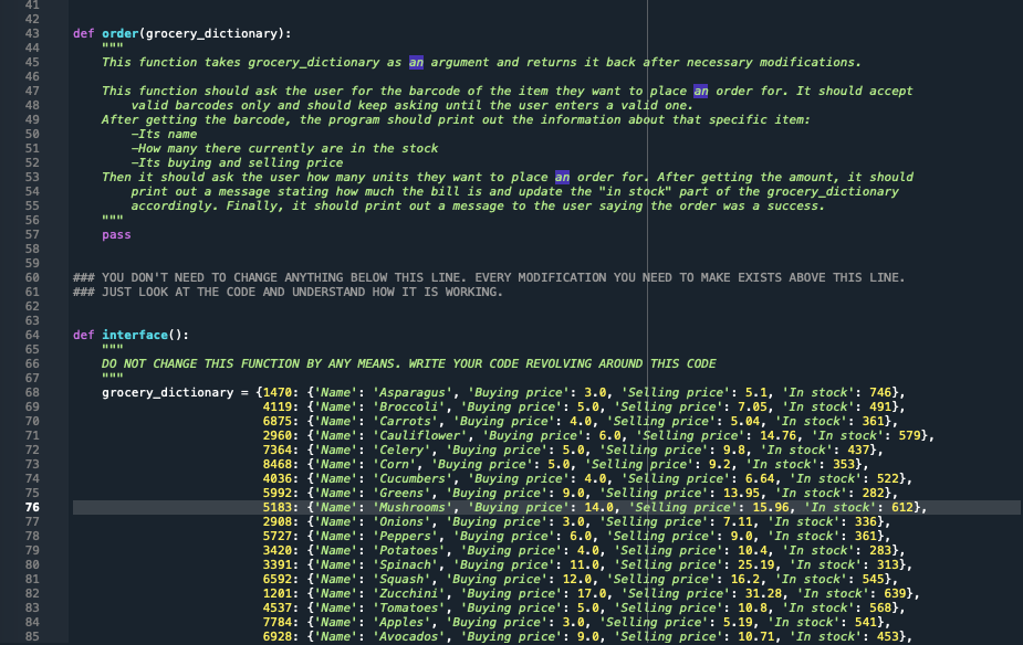 Solved You are expected to complete a starter code with | Chegg.com