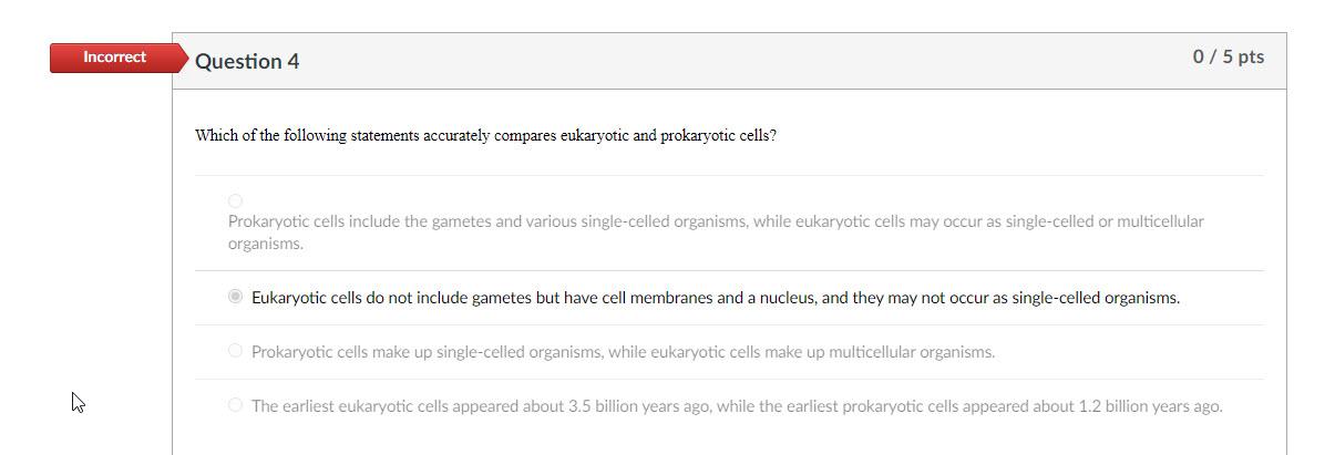 Solved Which of the following statements accurately compares | Chegg.com