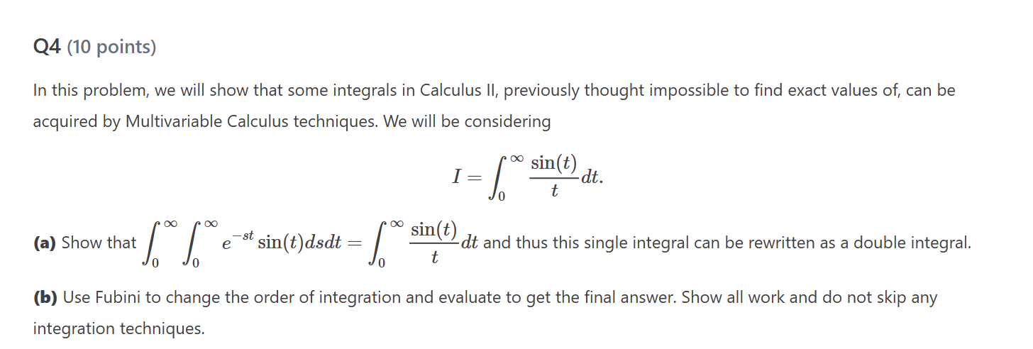 Solved Q4 (10 ﻿points)In ﻿this problem, we ﻿will show that | Chegg.com