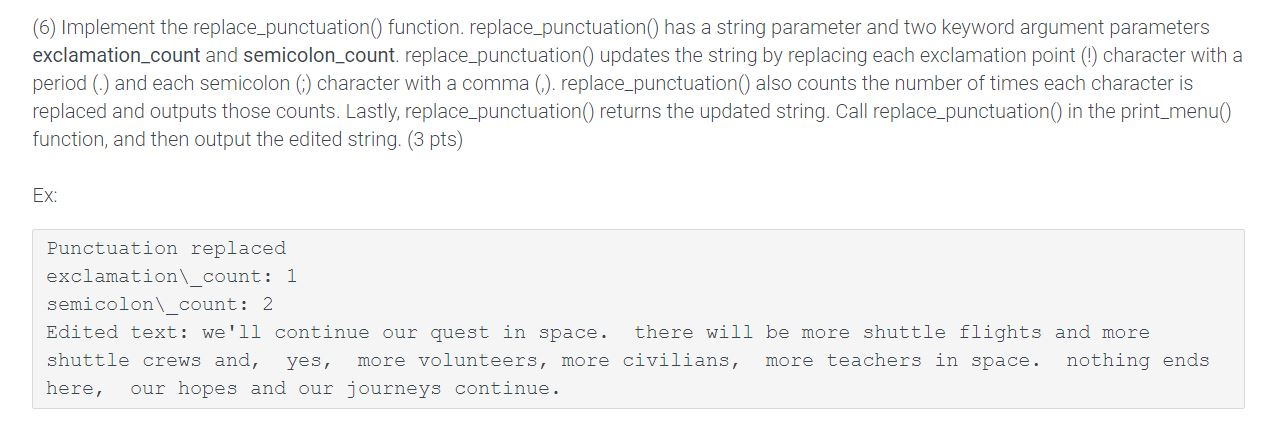 Solved Python 10.3 LAB*: Program: Authoring assistant I got | Chegg.com