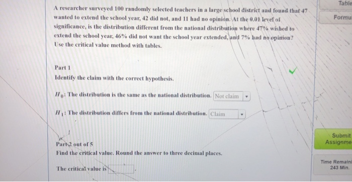 Solved Table A researcher surveyed 100 randomly selected | Chegg.com