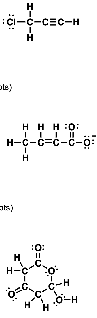 Solved Draw Skeletal Structures For The Above Compounds