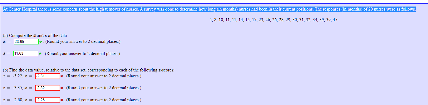 Solved At Center Hospital there is some concern about the | Chegg.com