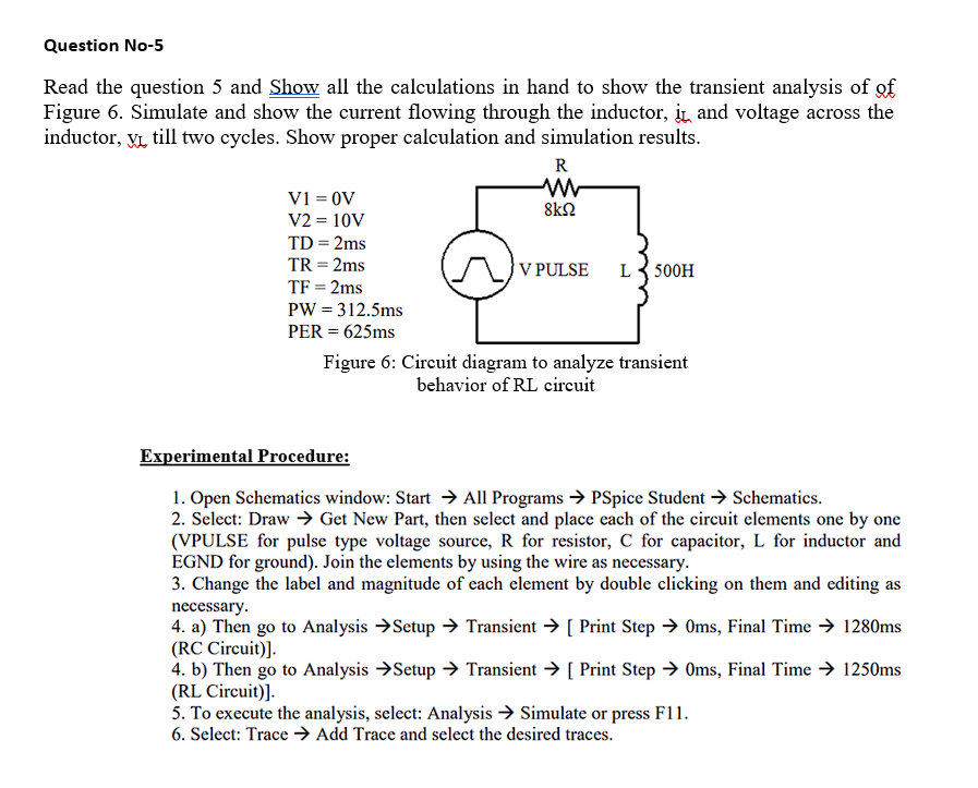 Show proper calculations and simulation results in | Chegg.com