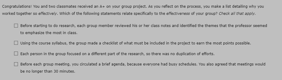 Solved Congratulations! You and two classmates received an | Chegg.com