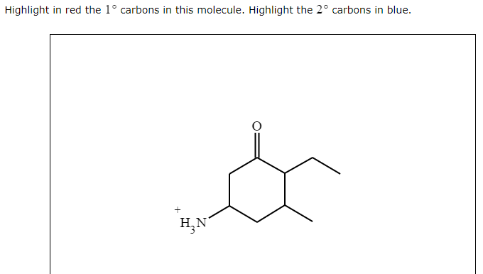 Solved Highlight in red the 1° ﻿carbons in this molecule. | Chegg.com