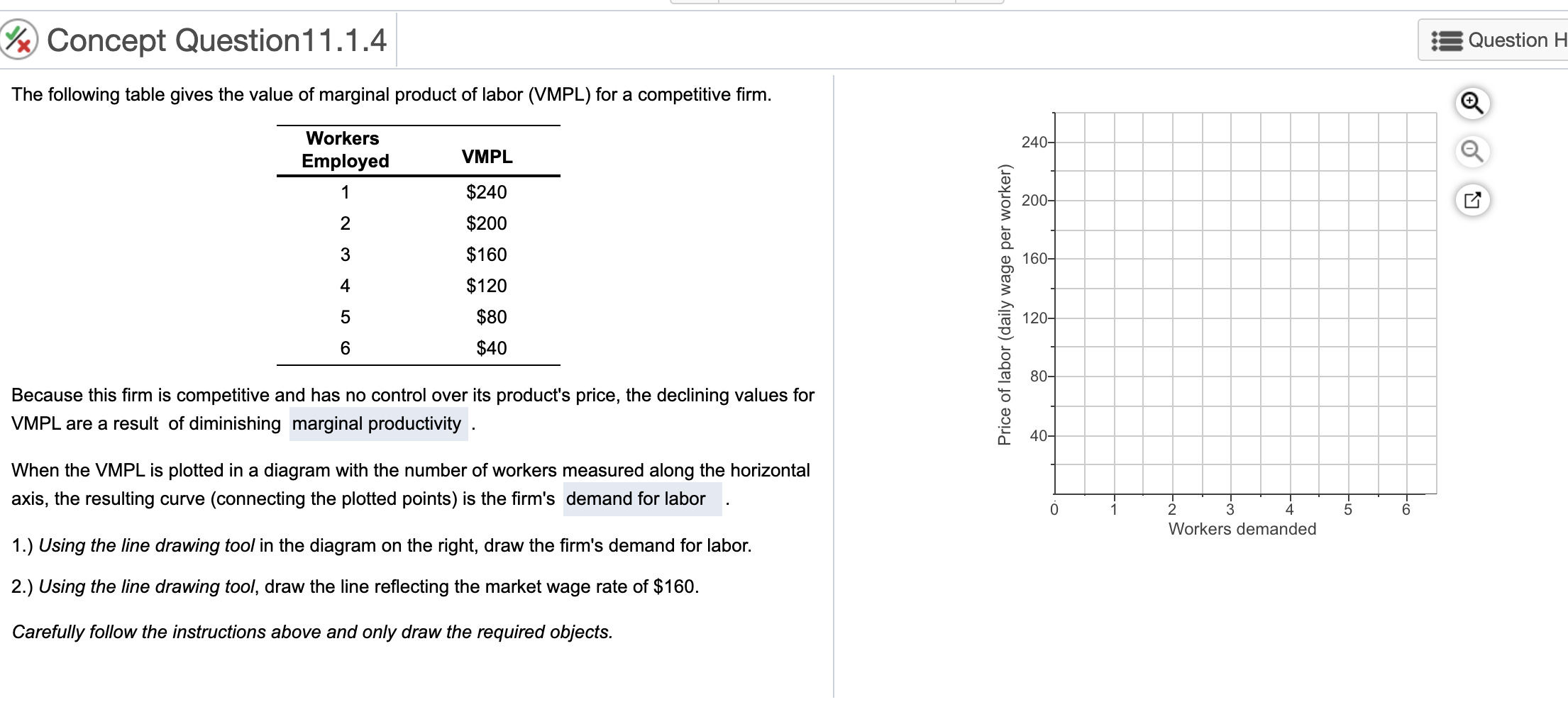 Solved W Concept Question 11.1.4 3 Question H The following | Chegg.com