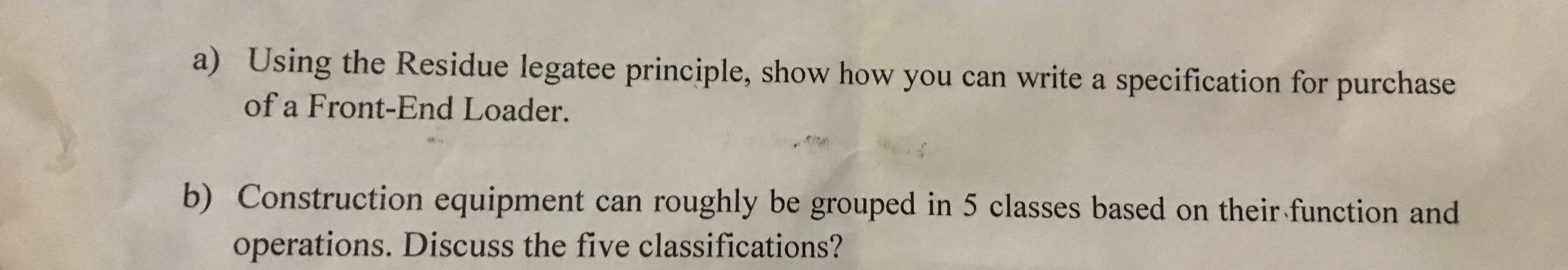 Solved a) ﻿Using the Residue legatee principle, show how you | Chegg.com