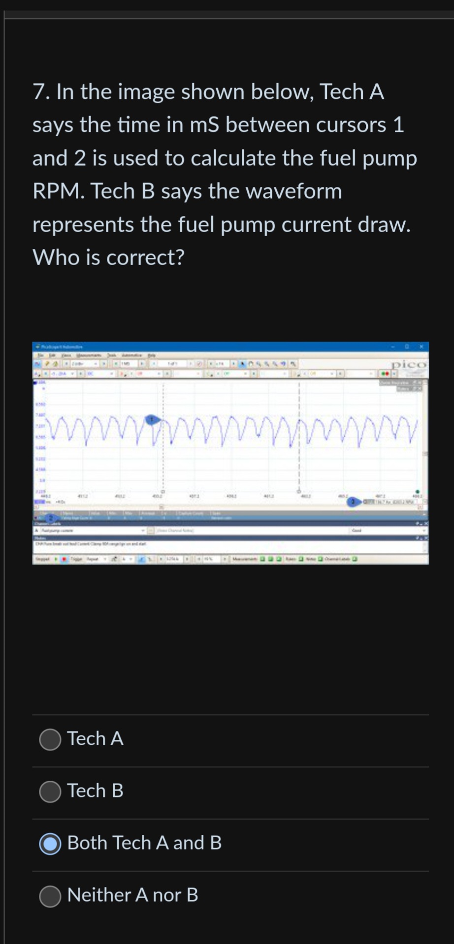 Solved 9. Tech A says Throttle Body Injection (TBI) has a | Chegg.com