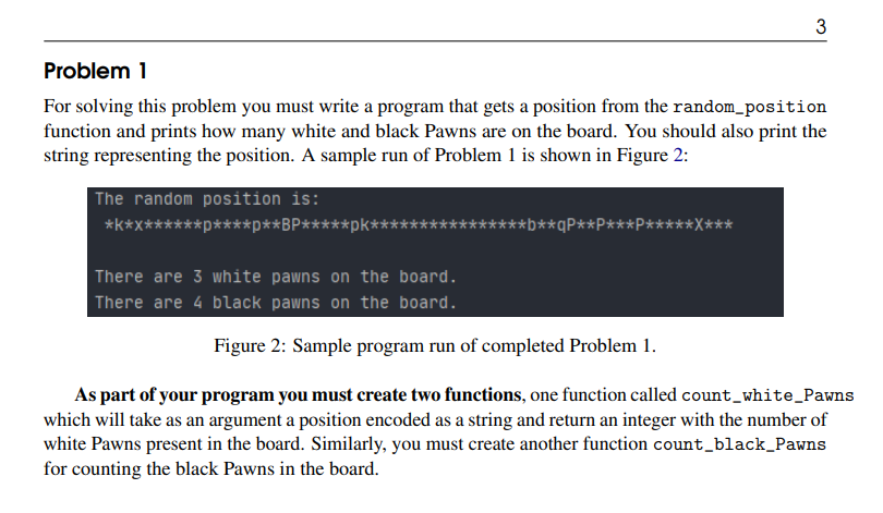 Solved Programming this when a chess.py is provided that is | Chegg.com