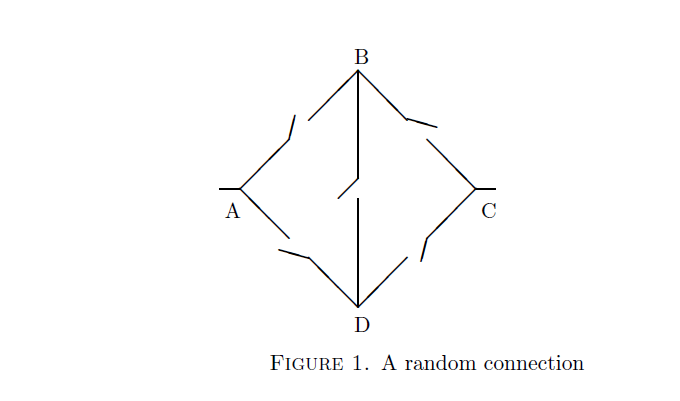 Solved FIGURE 1 . A random connection6. On Figure 1 , each | Chegg.com