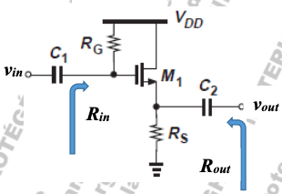 Solved In the common drain (also called source follower) | Chegg.com