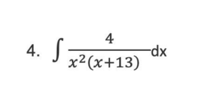 Solved ∫x2(x+13)4dx | Chegg.com