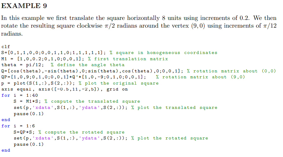 Solved 7. Consider the square in EXAMPLE 9. The goal of this | Chegg.com