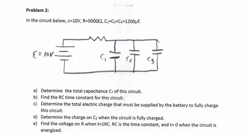 Solved Problem 1: Consider a parallel plate capacitor | Chegg.com