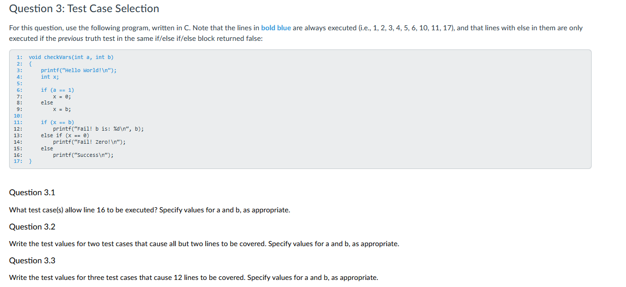 Solved The requirements are: The test case(s) provided, or | Chegg.com