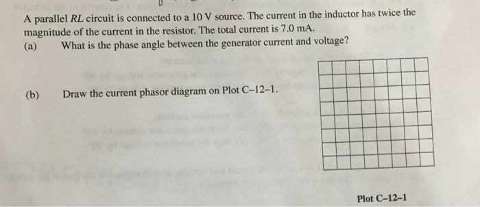 Solved A parallel RL circuit is connected to a 10 V source. | Chegg.com