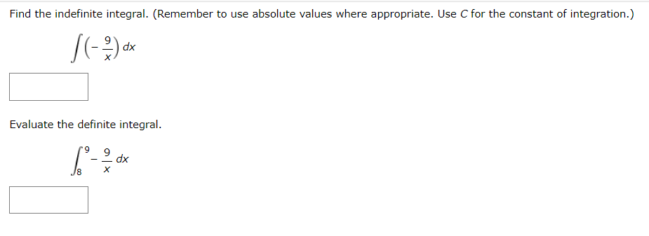 Solved Find the indefinite integral. (Remember to use | Chegg.com