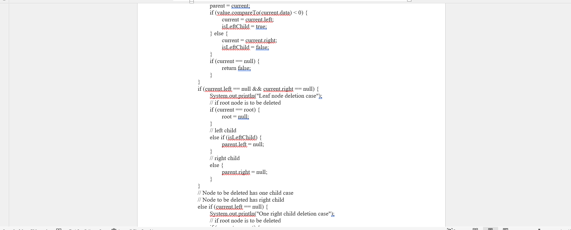 1) Part one // filename: myBST.java public class | Chegg.com