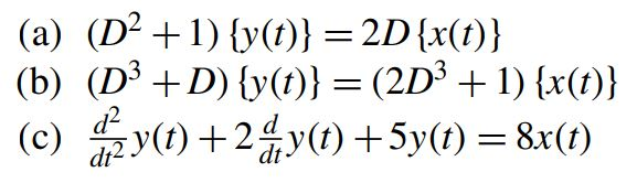 Solved 2.3-1 Determine the characteristic equation, charac- | Chegg.com