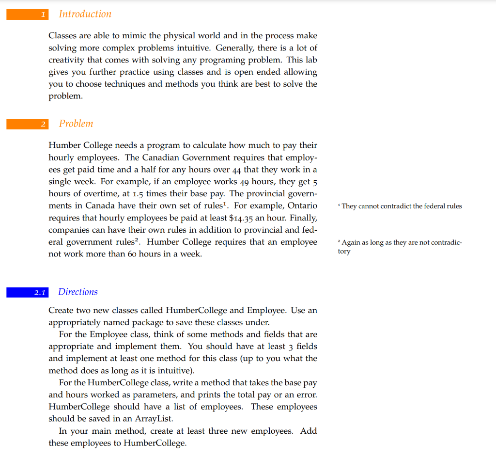 Solved 1 Introduction Classes are able to mimic the physical | Chegg.com