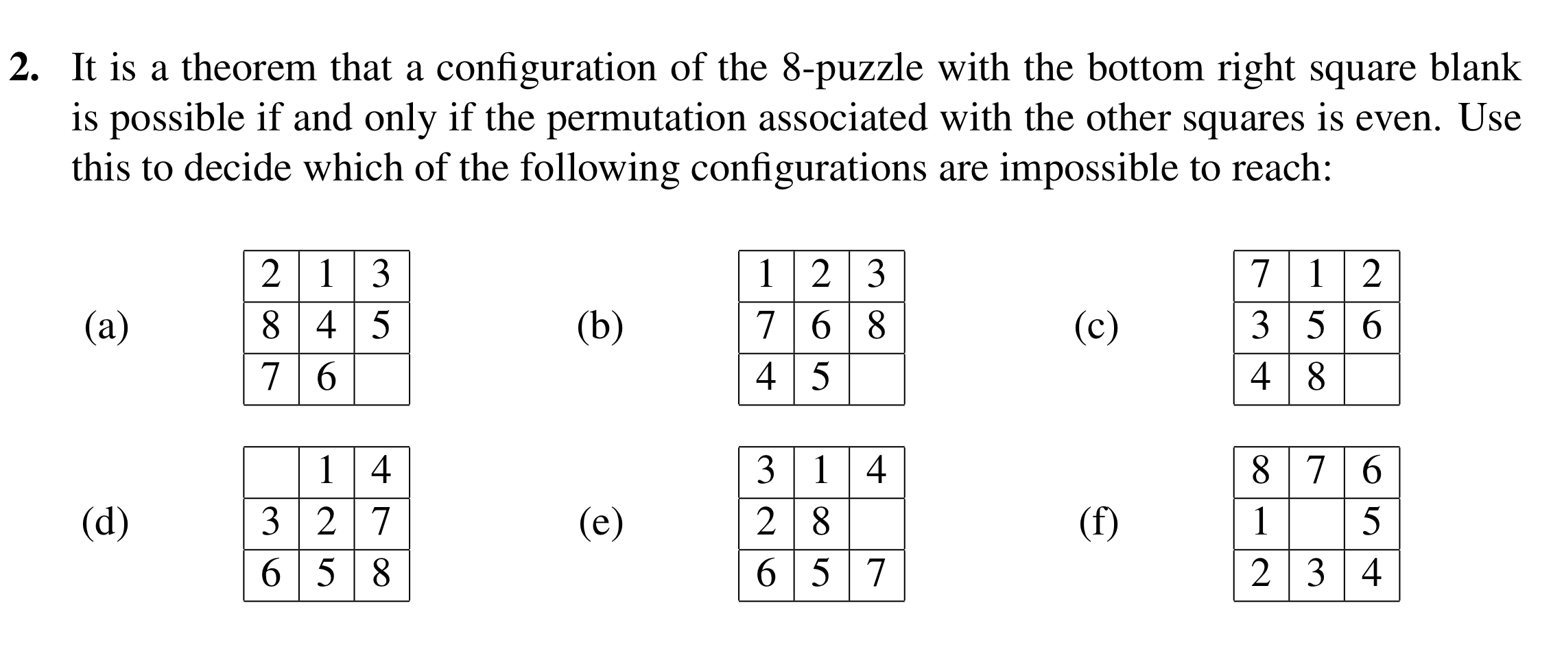 Solved Im not sure how to solve this 2. ﻿It is a theorem | Chegg.com