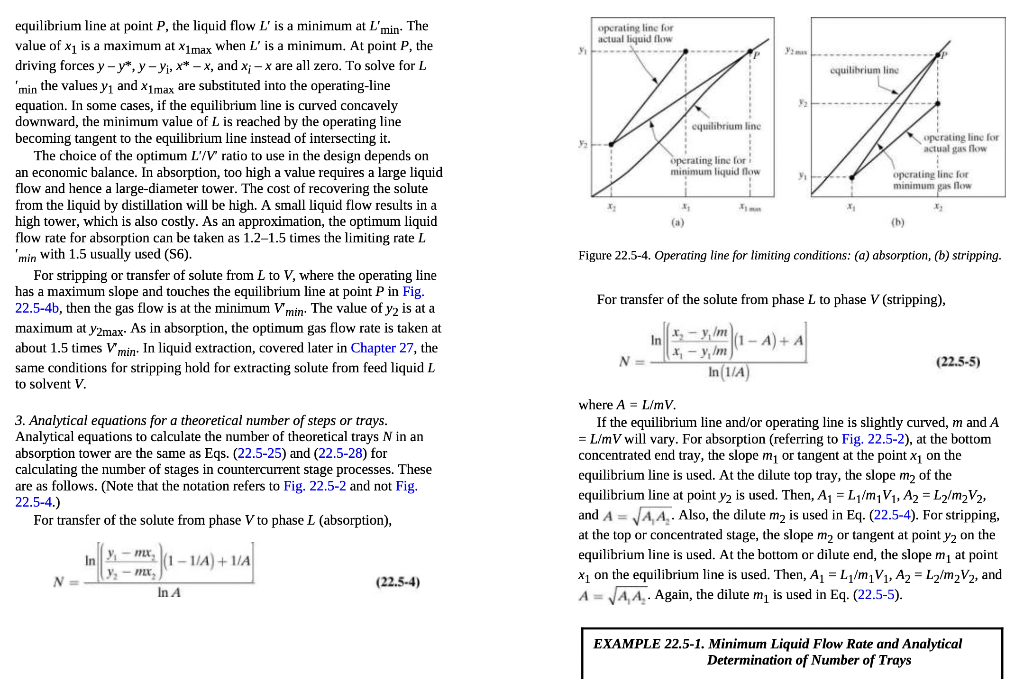Solved 22.5-2. Analytical Method for Number of Trays in | Chegg.com