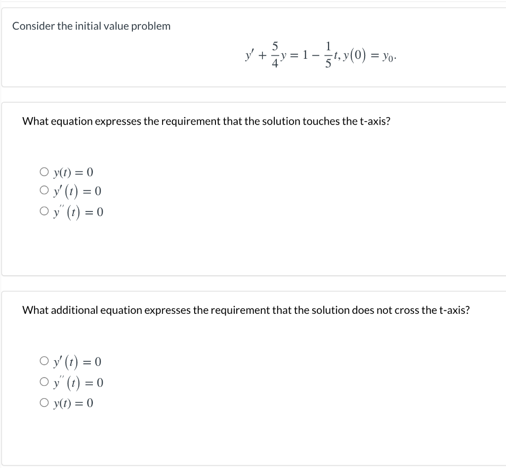 Solved Consider the initial value problem x + x = 1 - | Chegg.com