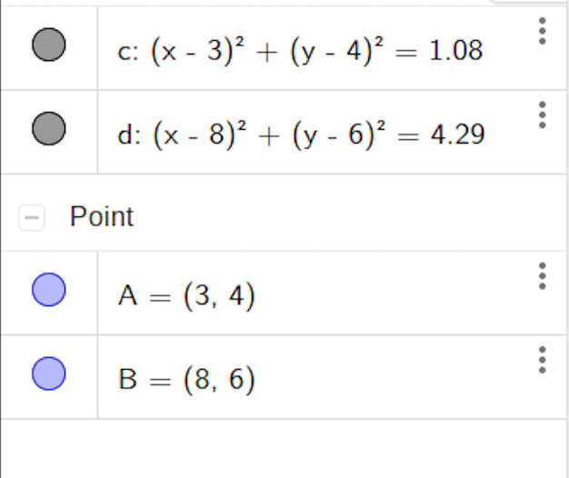 Solved А A ABC a=2 a =2 5c Q = Conic EN 7 B c: (x - 3)2 + (y | Chegg.com
