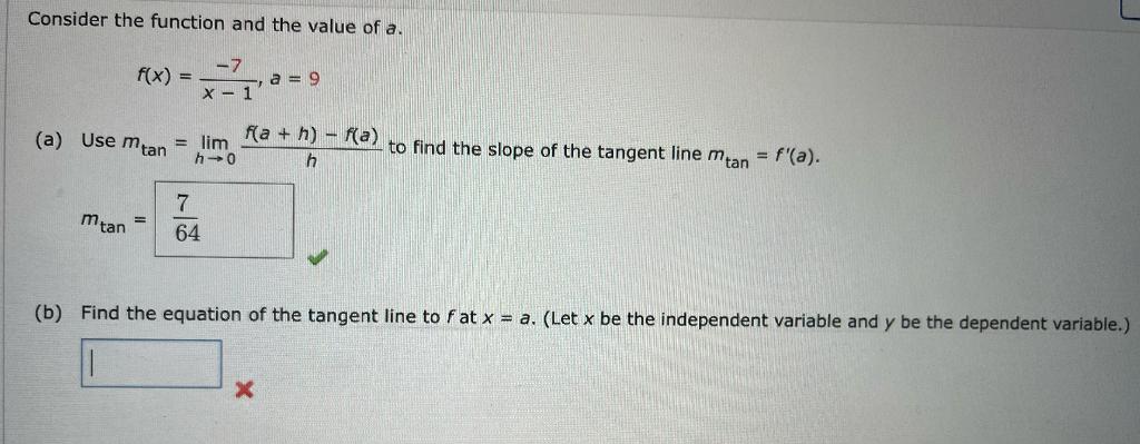 Solved Consider the function and the value of a. | Chegg.com