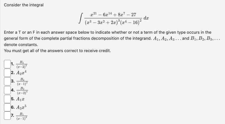 Solved Consider the integral | Chegg.com