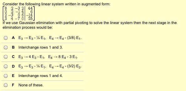 Solved Consider the following linear system written in | Chegg.com