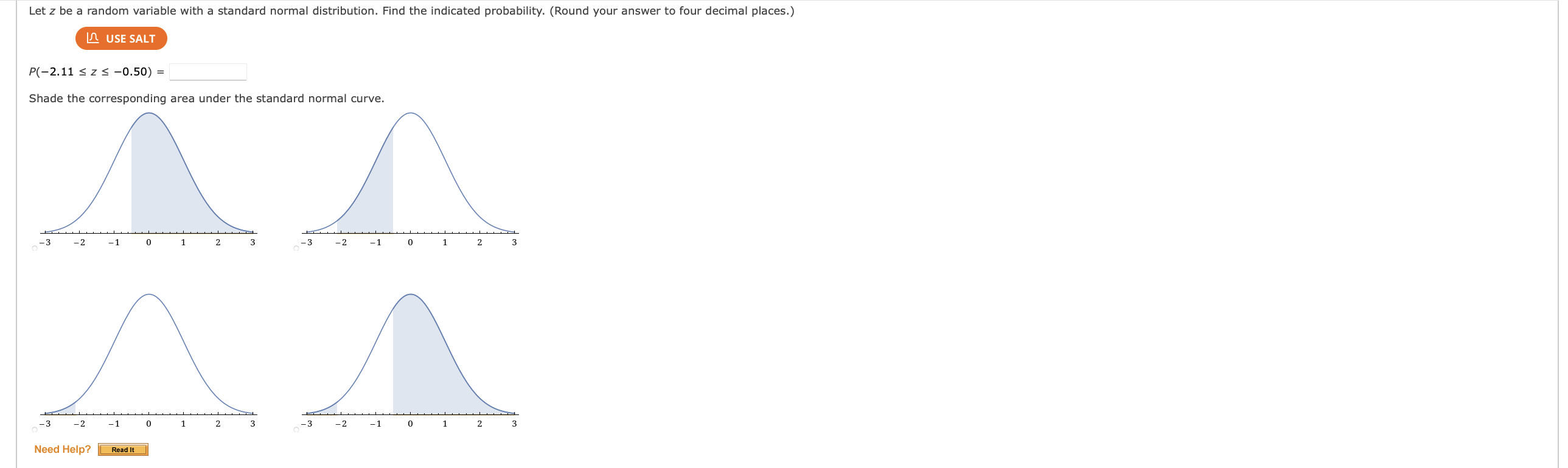 Solved Let z be a random variable with a standard normal | Chegg.com