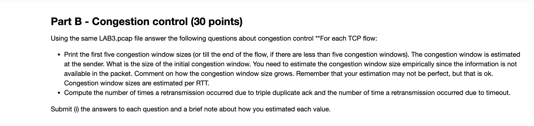 Solved Description In this lab, we will investigate captured | Chegg.com