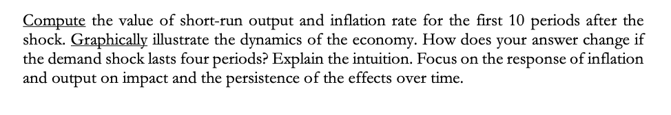 Solved In the AS-AD model, Central Banks face a trade-off | Chegg.com
