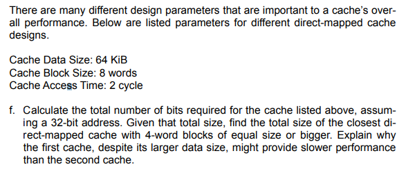 Solved There are many different design parameters that are | Chegg.com