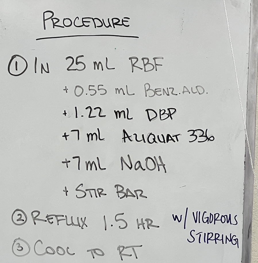 Solved Below is the procedure for synthesizing (E)-Stilbene | Chegg.com