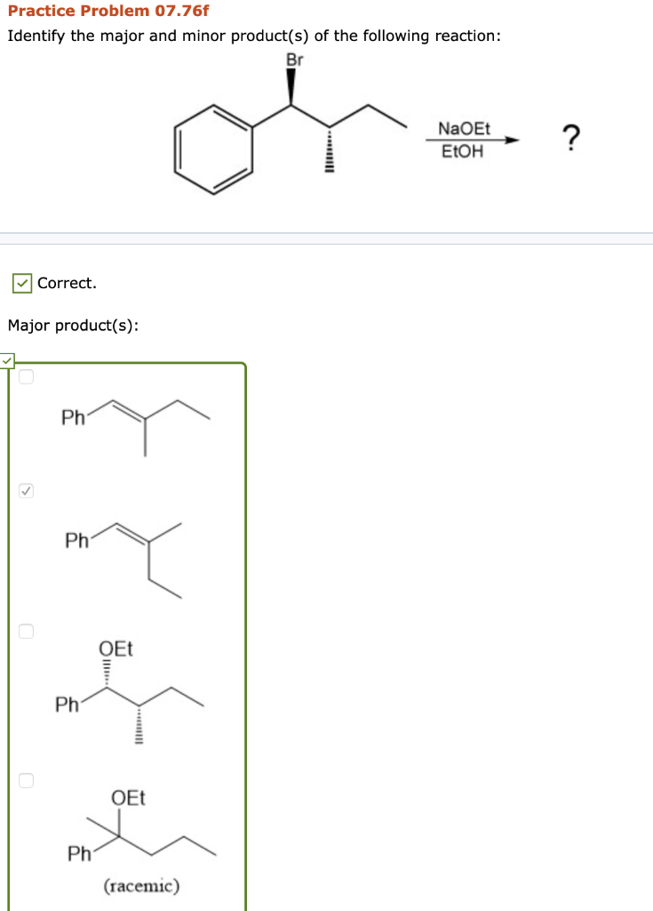 Solved Practice Problem 07.70a Draw the mechanism for the | Chegg.com