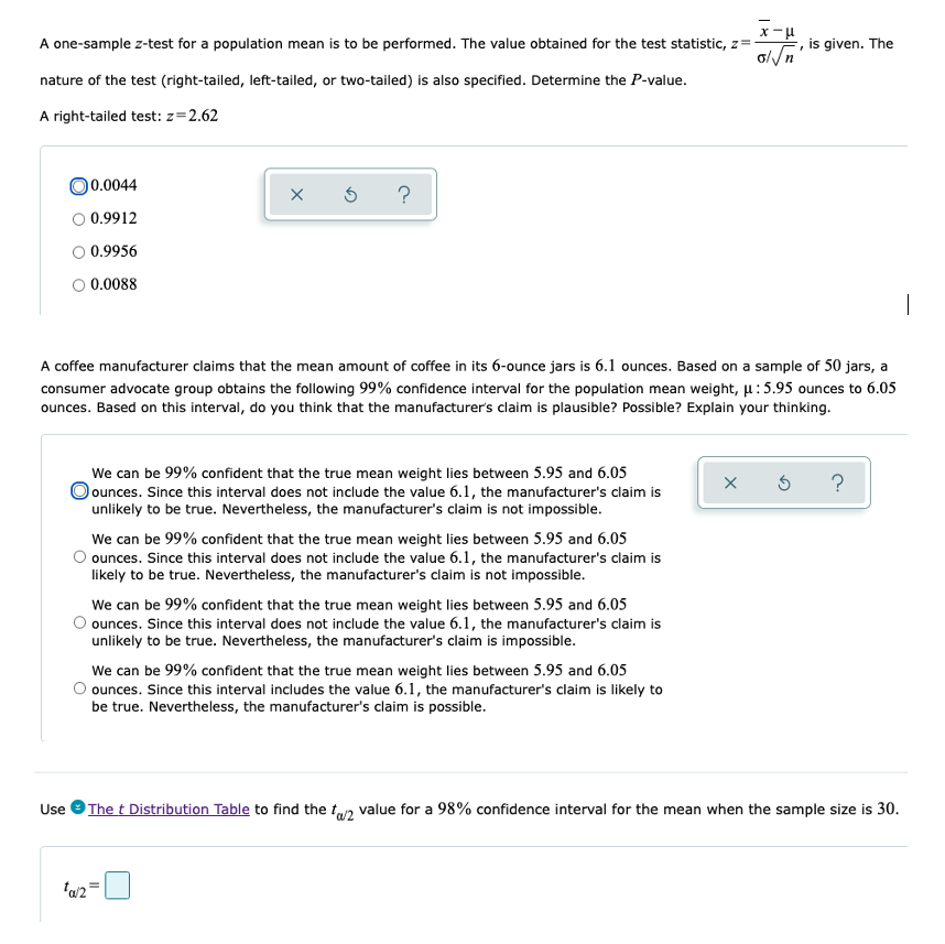 Solved A one-sample z-test for a population mean is to be | Chegg.com