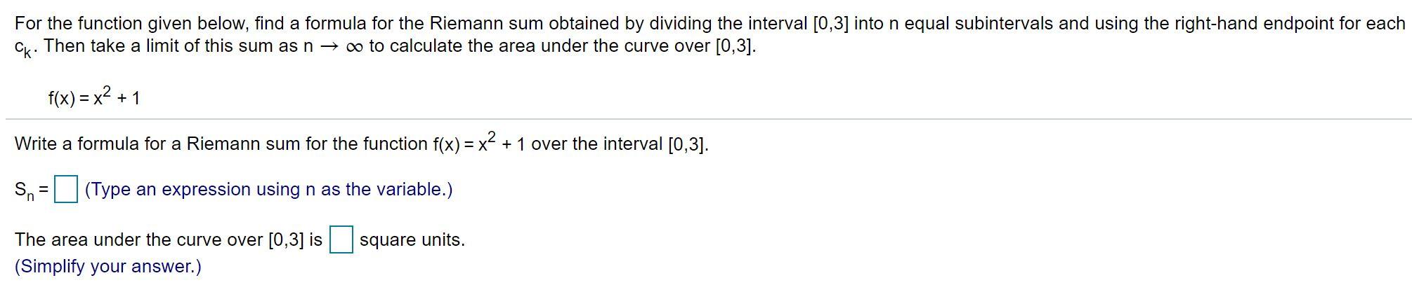 Solved For the function given below, find a formula for the | Chegg.com