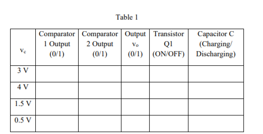 Solved a) Consider the astable multivibrator shown in | Chegg.com